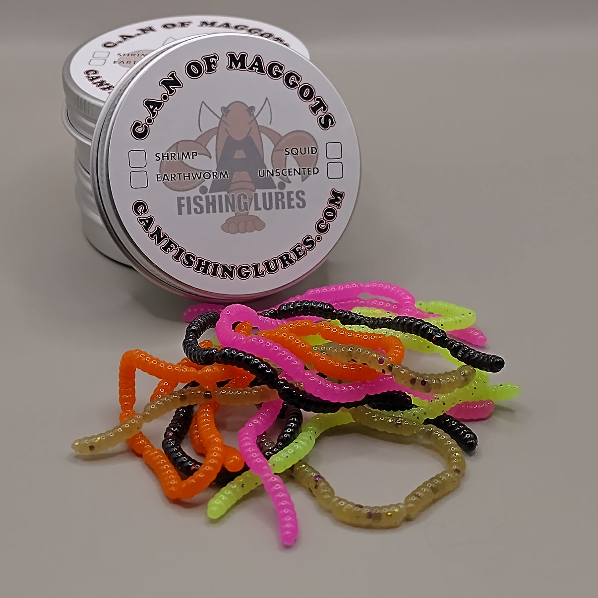 C.A.N of maggots – C.A.N. Fishing Lures